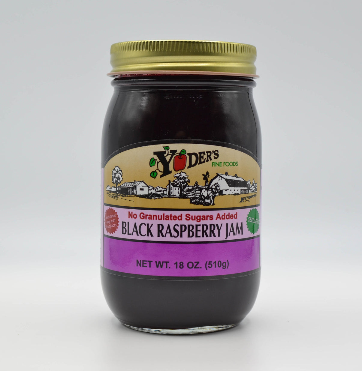 Seedless Sugarless Black Raspberry Jam – Yoders Fine Foods